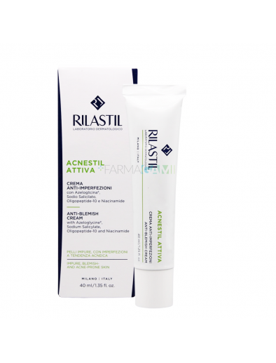 Rilastil Acnestil Attiva Crema Anti-imperfezioni Pelle Acneica 40 ml